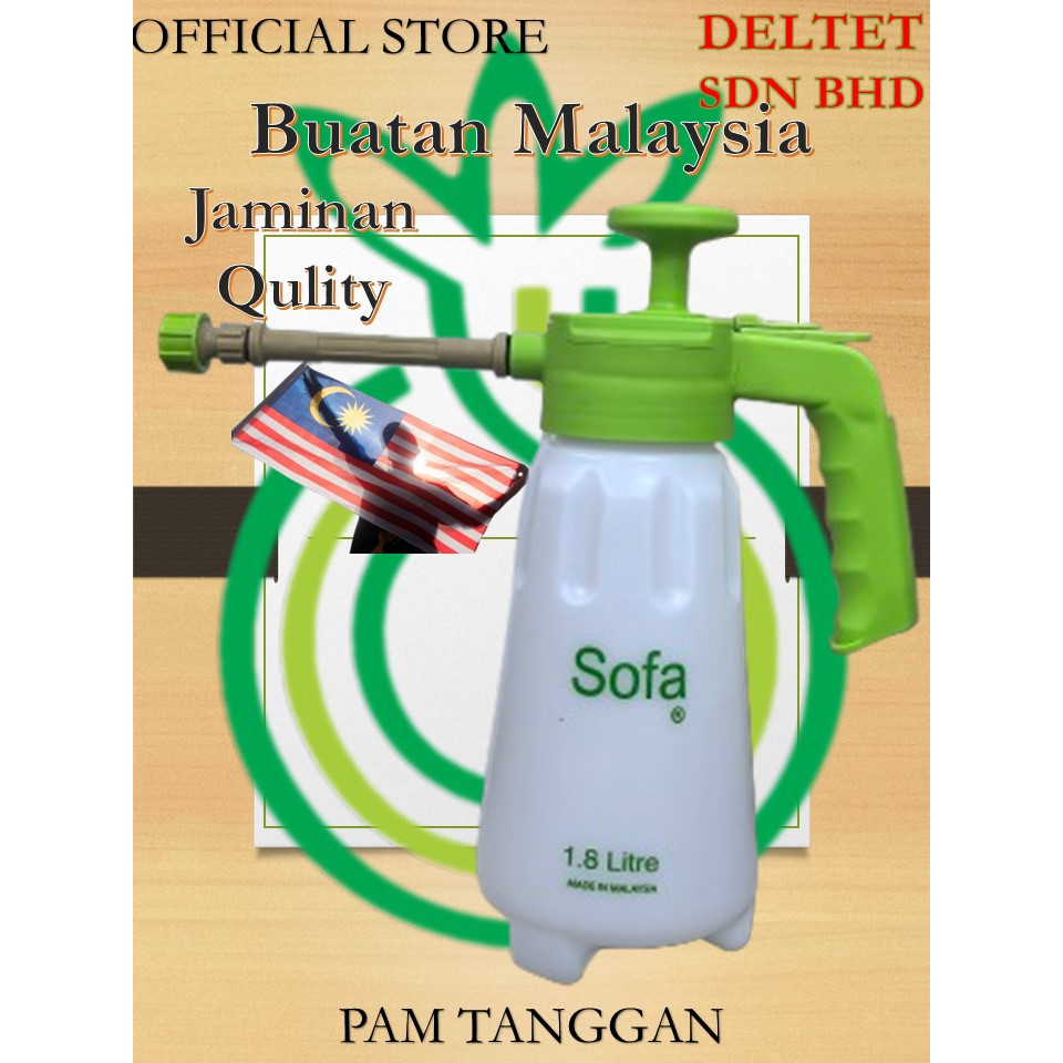 [1.8L] SOFA PAM TANGGAN /KNAPSACK SPRAYER 1.8L / CHEMICAL PRESSURE ...
