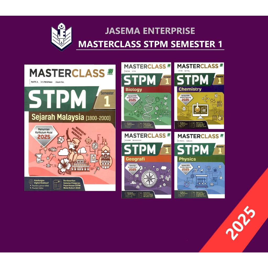Masterclass STPM Semester 1 Pengajian Am | BM | Sejarah | Geografi ...