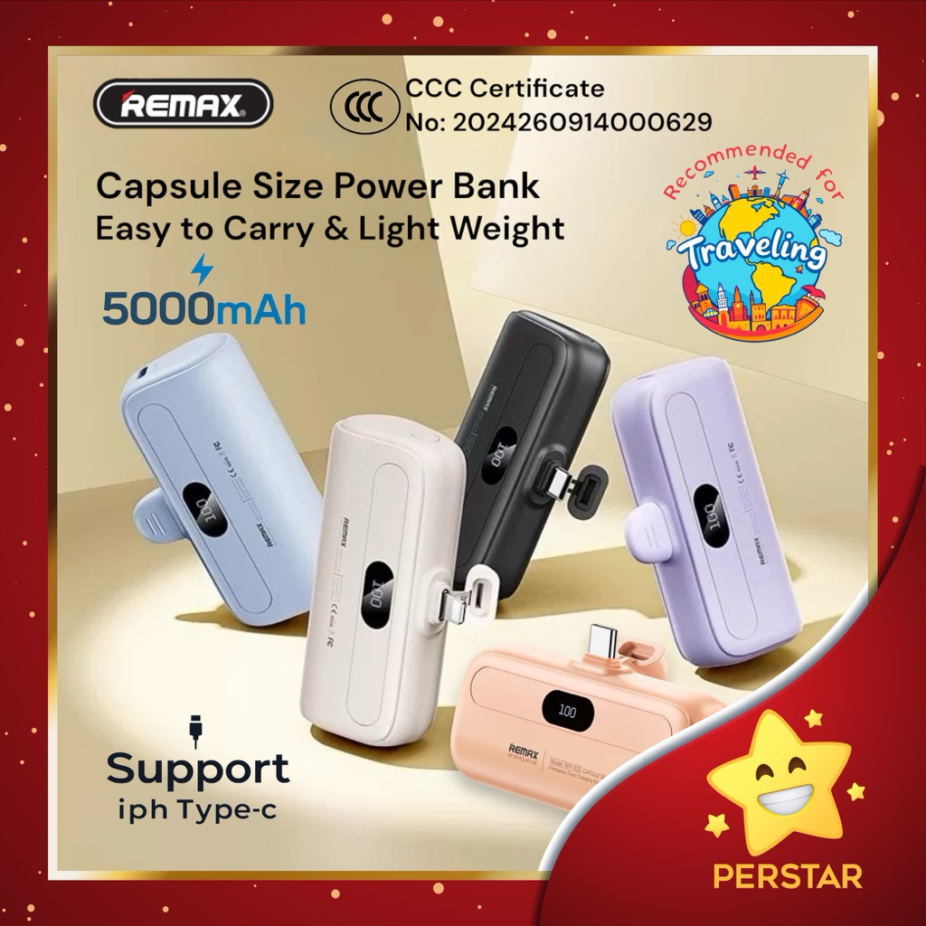 [CCC Certificate] REMAX RPP633 Capsule Series 2A iP Port / RPP632 Type ...