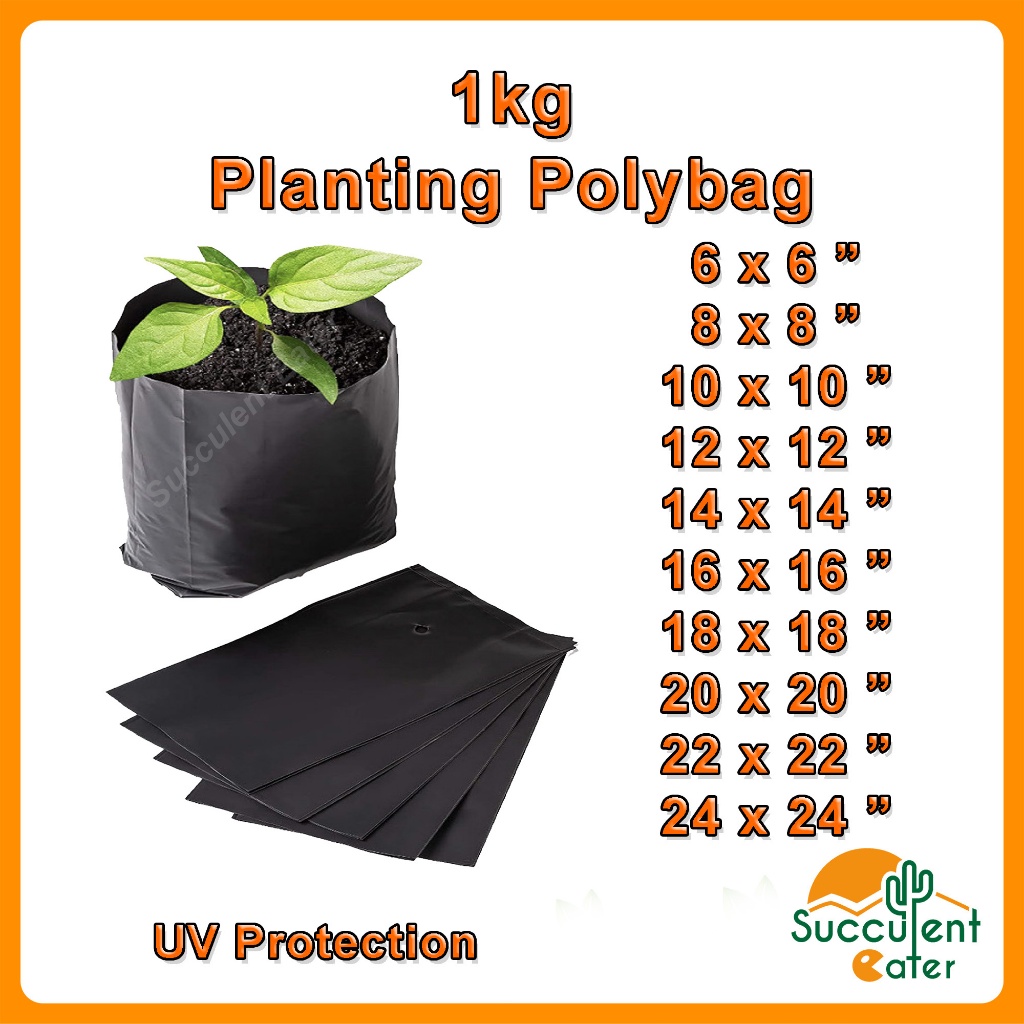 Polybag Polibeg Tebal UV Proctection Nursery Planting Flower Plant ...