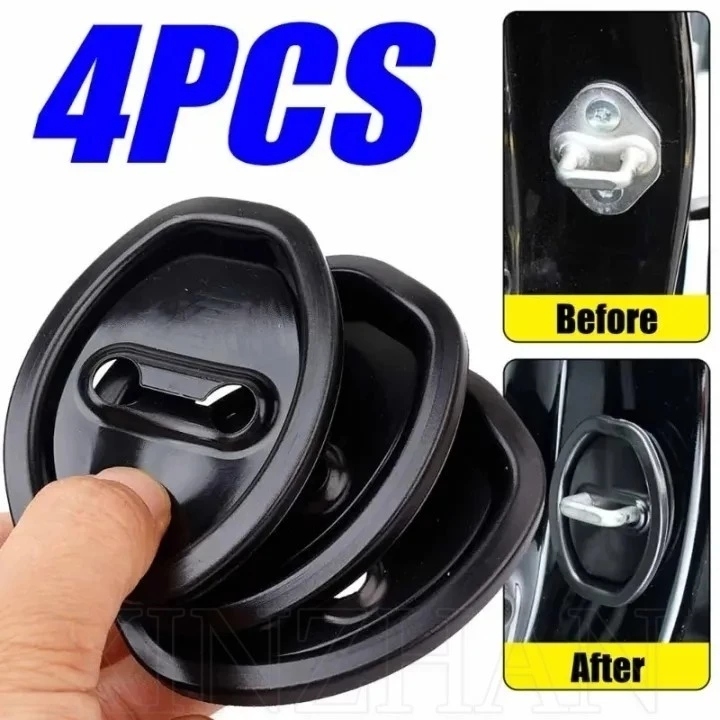 4PCS Car Door Shock Absorbing Pad Anti-collision Soundproof Quiet ...