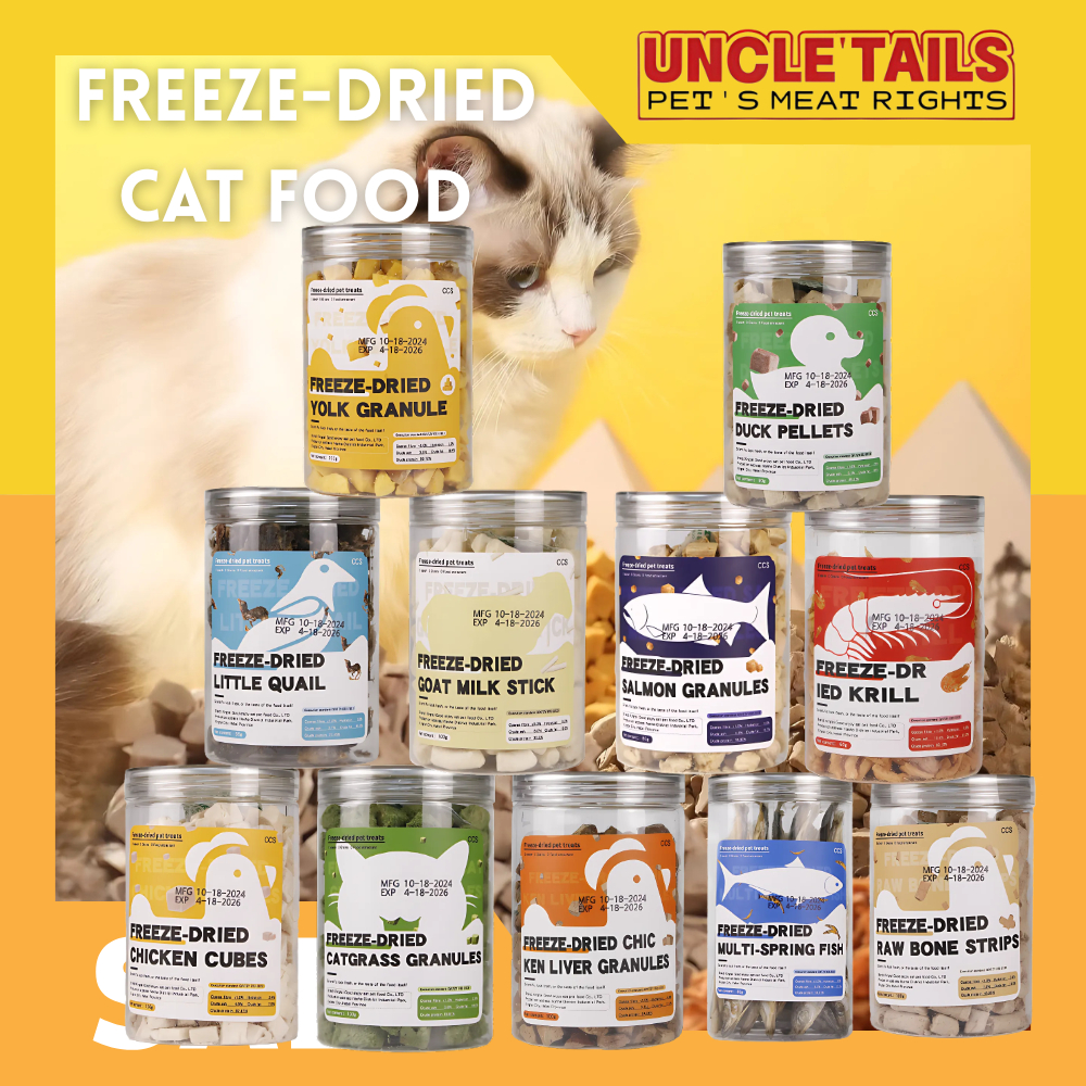 Makanan Kucing Kering-Beku 100% Daging Tulen Cat Dog Treats | Shopee ...