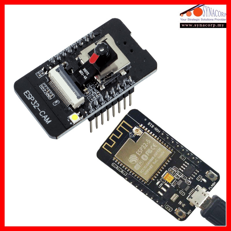 ESP32-CAM WiFi+Bluetooth Module ESP32 Serial to WiFi/camera/ ESP32 Camera with USB Connectivity ...