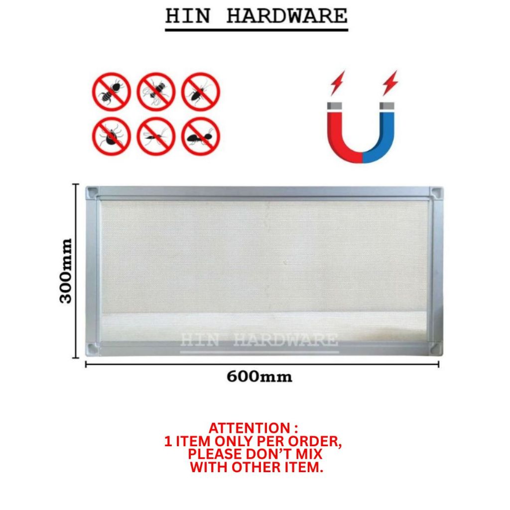 HIN Magnetic Aluminium Insect Screen Aluminium Frame Mosquito Net for ...