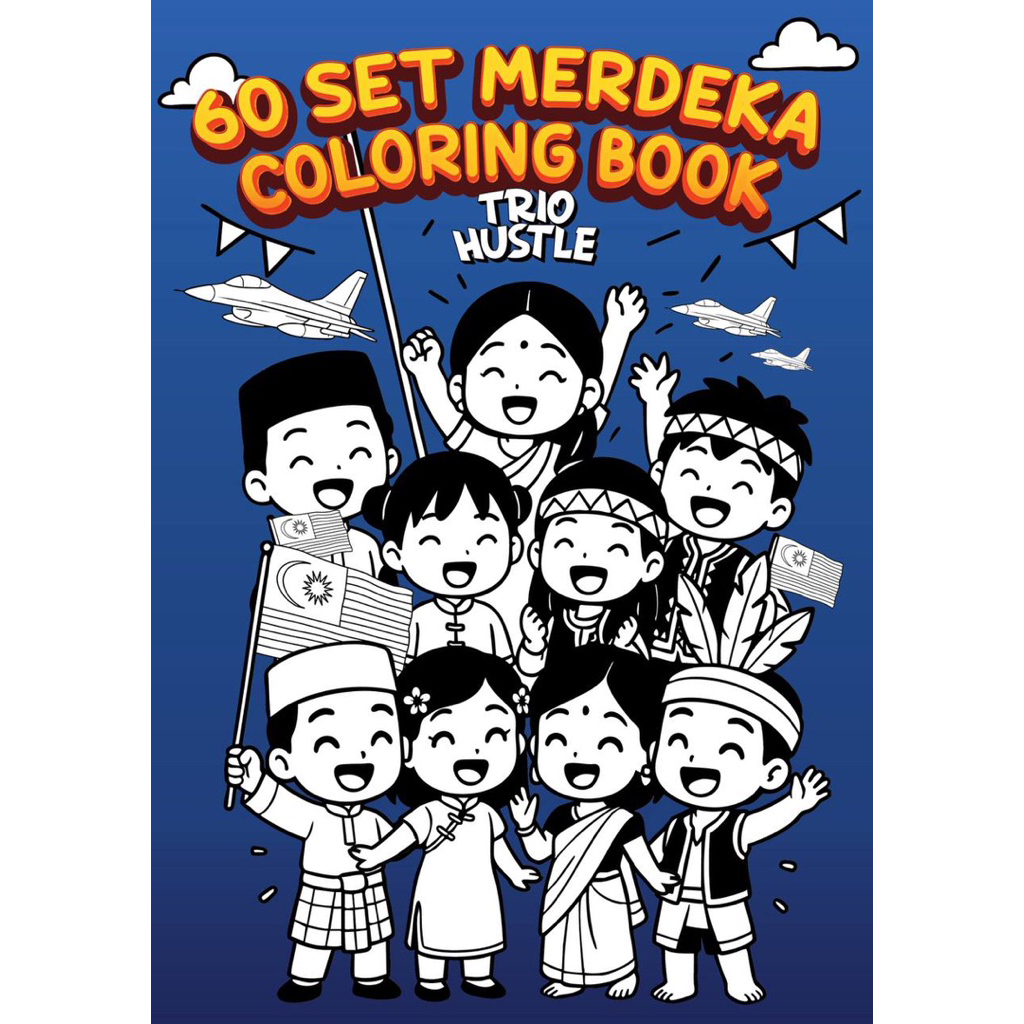 Merdeka Coloring Book 2025 | Buku Mewarna Merdeka 2025 | Buku Warna ...