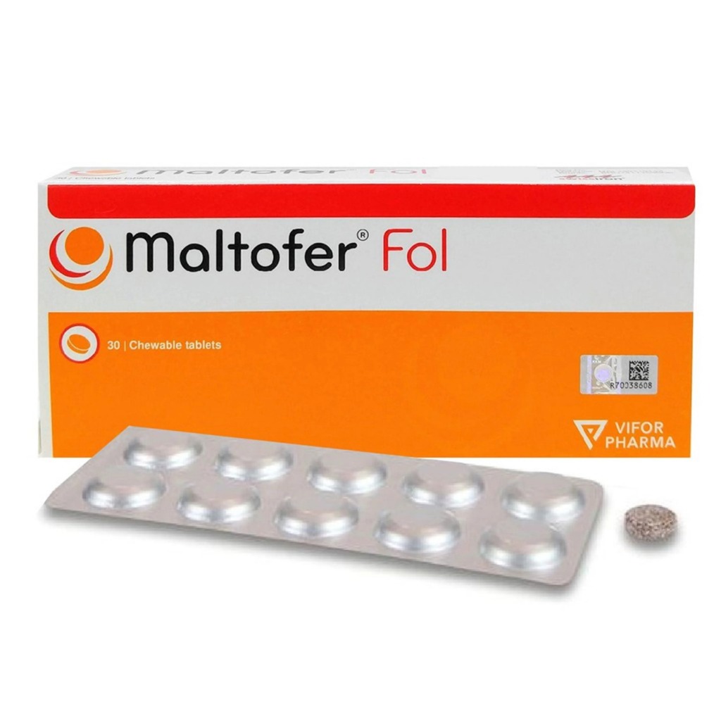 MALTOFER FOL CHEWABLE TABLETS 30'S (Encourages a healthy pregnancy ...