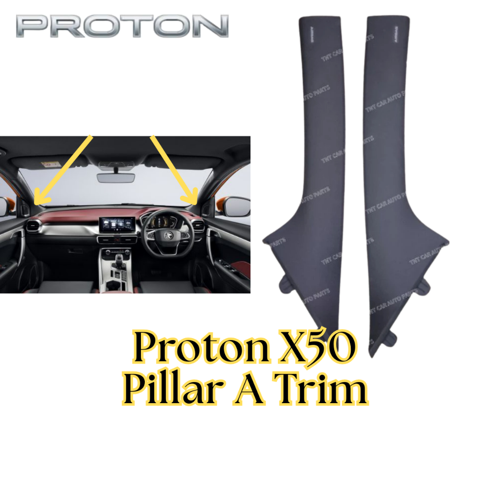 (ORI! READY STOCK) Proton X50 A Pillar Trim Upper Panel Pillar Cover ...