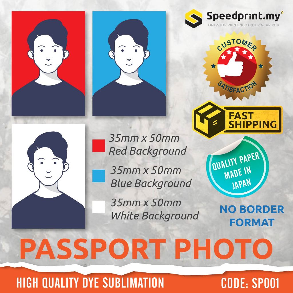 {INSTANT} Waterproof Quality Passport Photo, Visa, College, University ...