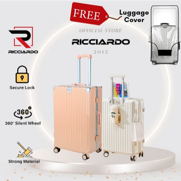 【BELI 1 PERCUMA1 】RICCIARDO Aluminium Luggage (Suitcase,Trolley,Bagasi ...