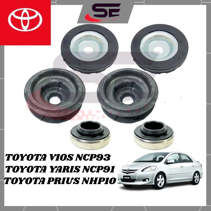 TOYOTA Absorber Mounting Vios NCP93 Prius C NHP10 Front Absobe Absober Mounting Absorber Depan ...