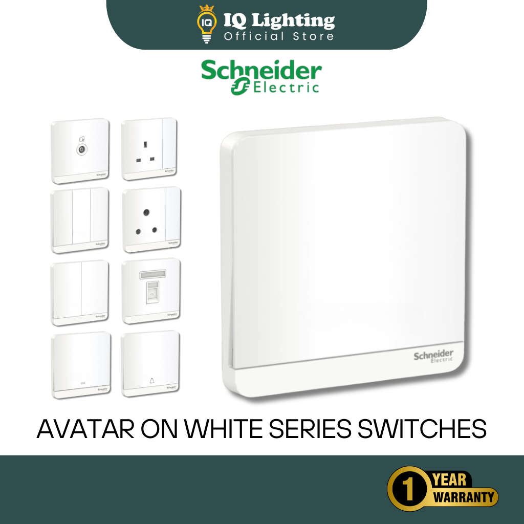 Schneider Electric Avatar On Full Series Switches With Fluorescent ...