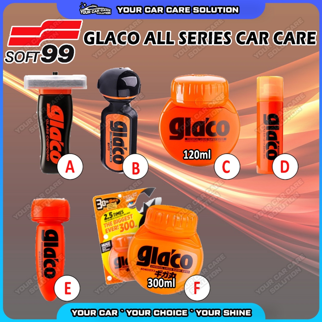 Soft 99 Soft99 Glaco All Series Car Care Ultra Glaco/ Roll on Large ...