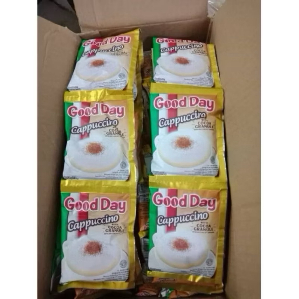 Kopi / Coffee Cappuccino GooDay 1 Renceng ( 10 Sachet ) | Shopee Malaysia