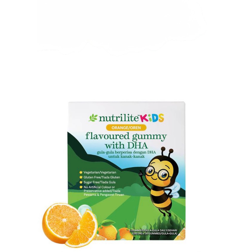 Nutrilite Kids Orange Flavoured Gummy With DHA – 4g X 30 Gummies ...