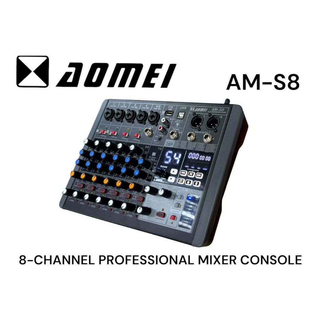 AOMEI AM-S8 Mixer Console ( Ready Stock ) | Shopee Malaysia