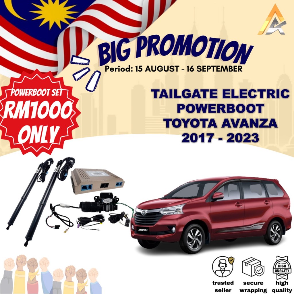 Warranty Toyota Avanza 2017 Plug & Play Electric Auto Tailgate Power ...