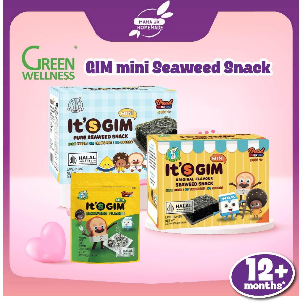 It’s Gim Mini Original Pure Seaweed Snack | Seaweed Flakes | Halal Baby ...