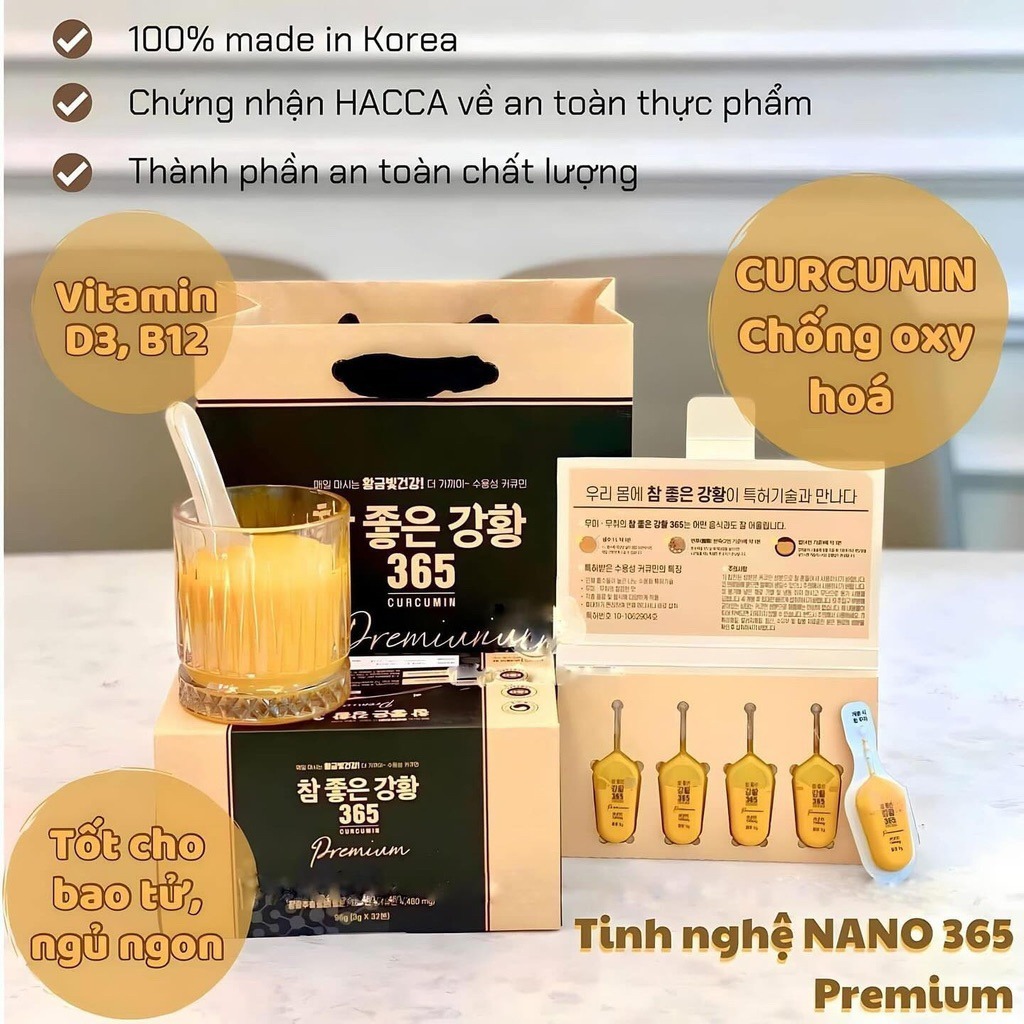 [COMPANY STAMP] Nano Curcumin 365 Premium Korean Turmeric Essence 32 ...