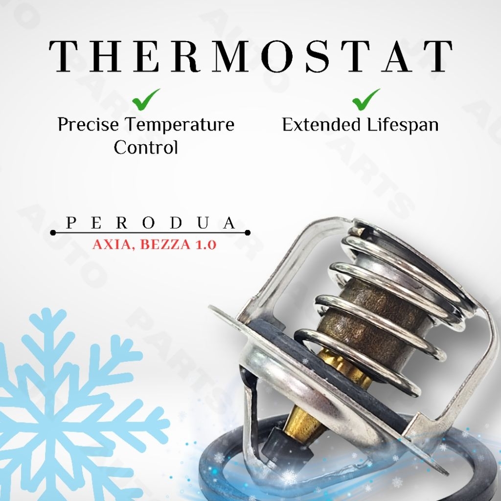 Perodua Thermostat 90048-33097 (88°C) for Axia / Bezza 1.0 | Precise ...