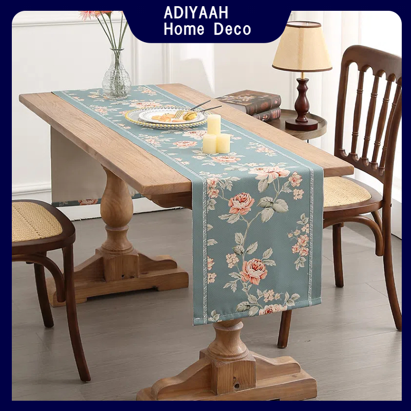 Minimalist Color Table Runner, Kalis Air Alas Meja, Premium Quality ...