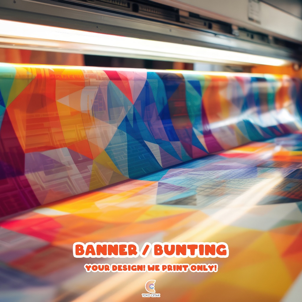 Banner / Bunting / Sticker Printing Banner Bunting Printing Harga ...
