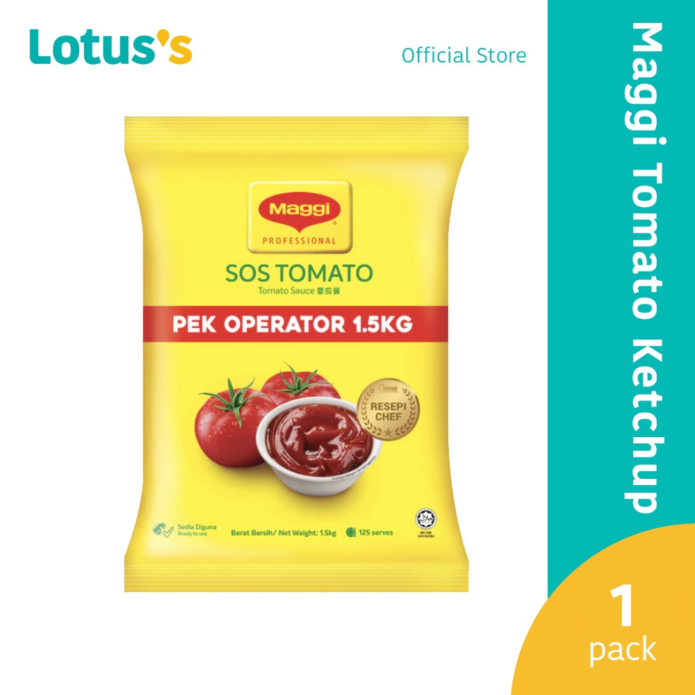 MAGGI Tomato Sauce Ketchup Sos Tomato - 1.5kg | Shopee Malaysia