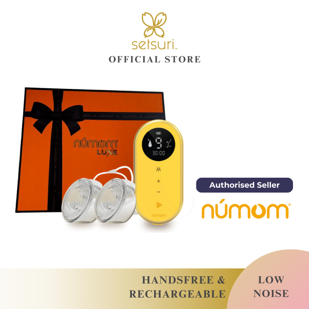 NUMOM LUXE DOUBLE ELECTRIC BREASTPUMP (HANDSFREE & RECHARGEABLE ...