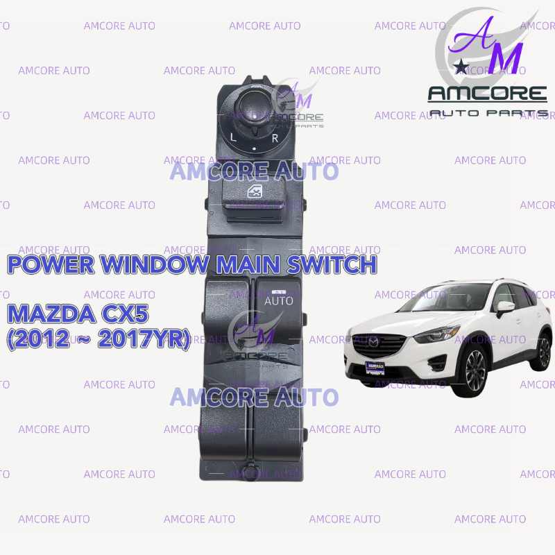 MAZDA CX5 CX-5 (2012 ~ 2017YR) - POWER WINDOW MAIN SWITCH / WINDOW ...