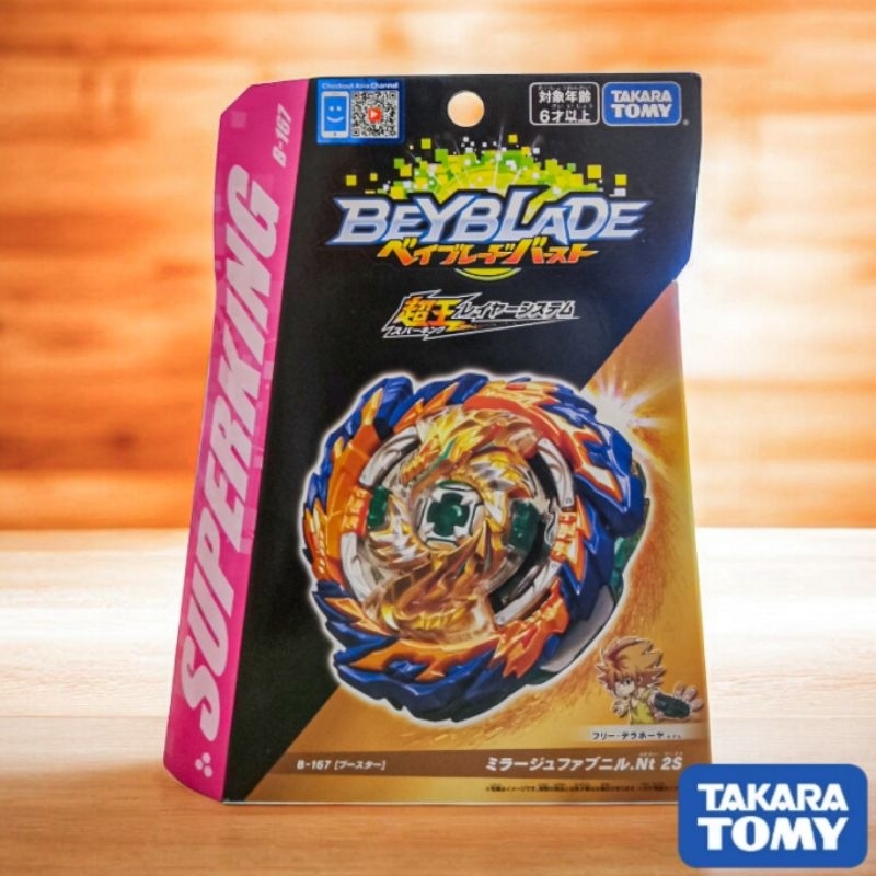 Takara Tomy Beyblade Burst Sparking (New) B-167 Mirage Fafnir.2S.Nt ...