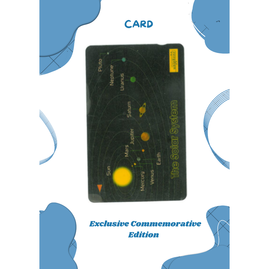 The Solar System Card - Exclusive Commemorative Edition | Shopee Malaysia