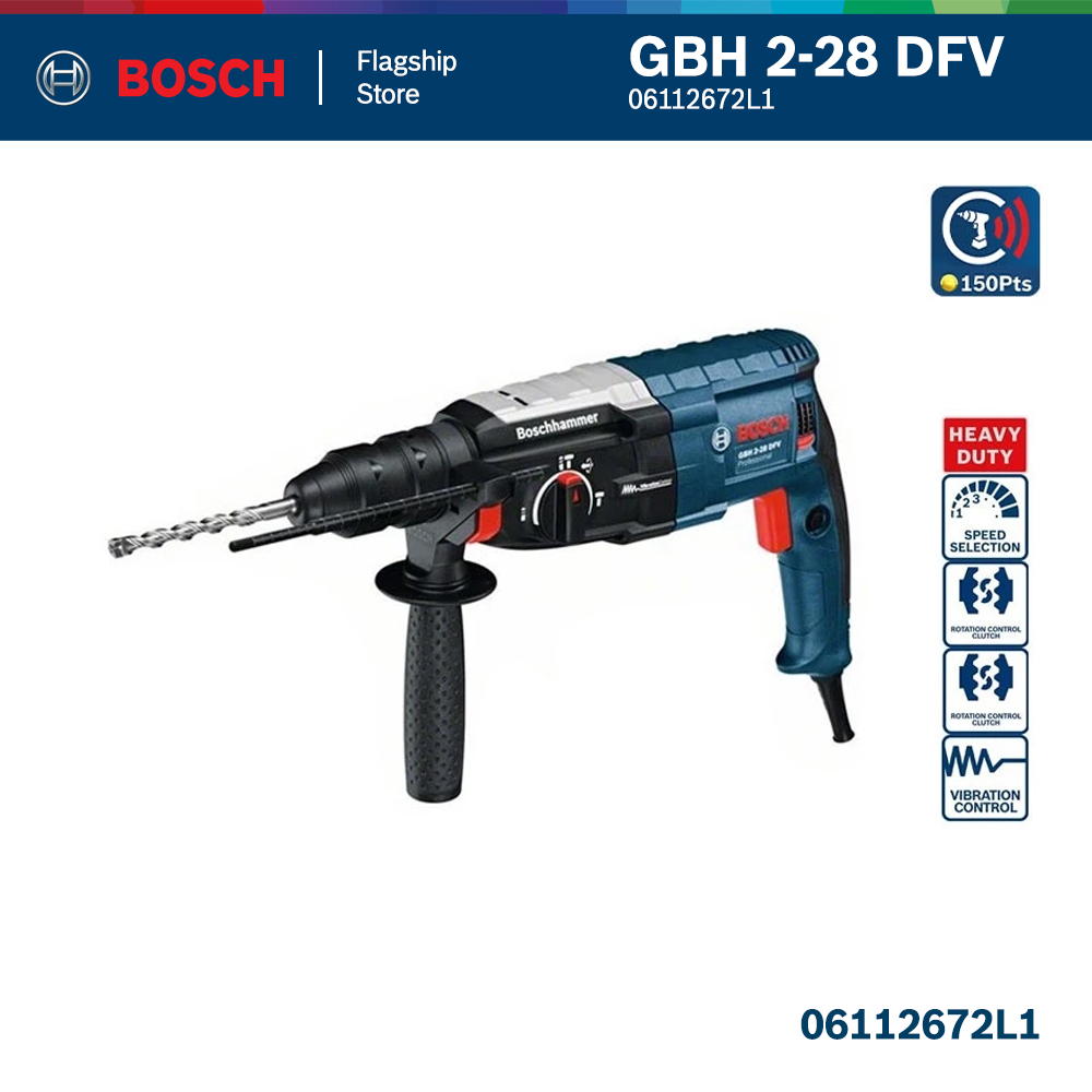 BOSCH GBH 2-28 DFV Professional Rotary Hammer With SDS-Plus (HD ...