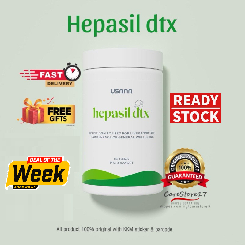 READY STOCK🔥 ORIGINAL USANA HEPASIL DTX 肝臟寶 84 TABLETS 🔥 EXP 06/2026 ...