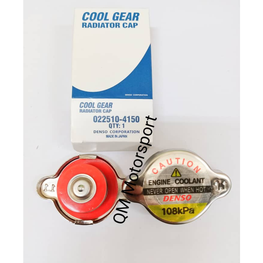 DENSO COOL GEAR RADIATOR CAP R148 / 1PCS 022510-4150 (RED) | Shopee ...