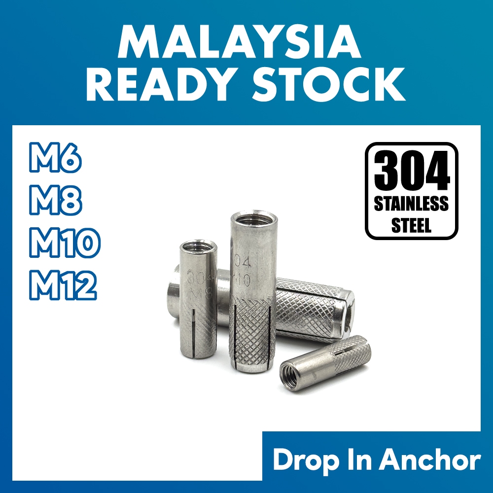 [New Arrival] Drop-In Anchor | 304 Stainless Steel | Secure Fastening ...