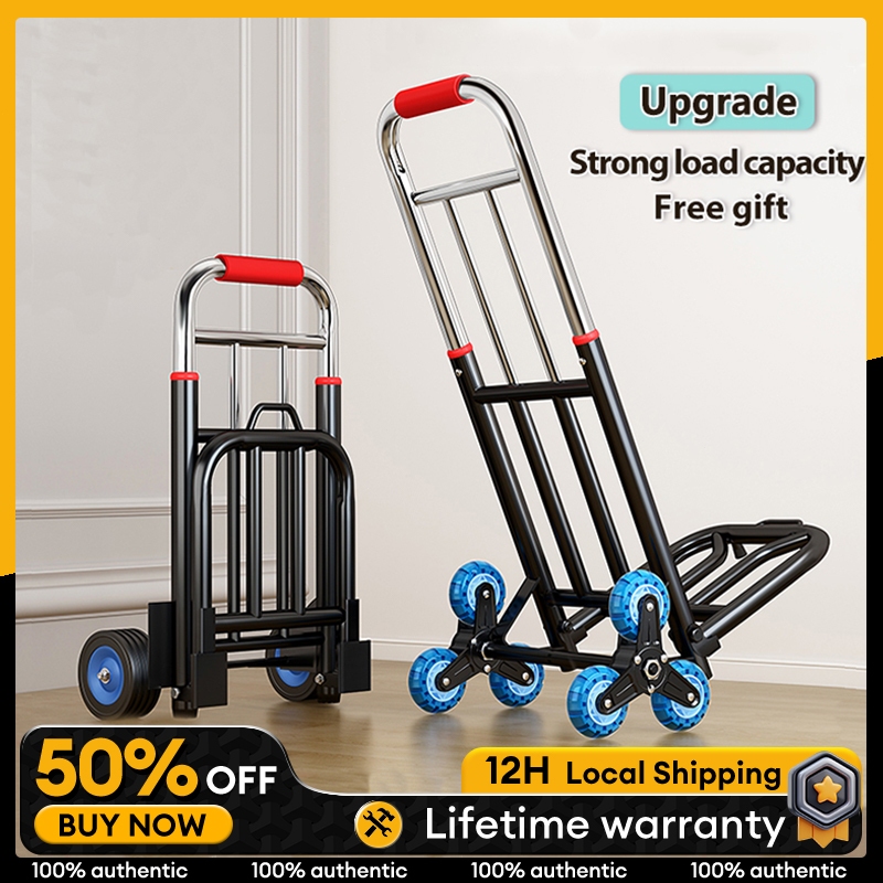 Trolley Heavy Duty MAX 300KG Troli Barang Portable Extendable Hand ...