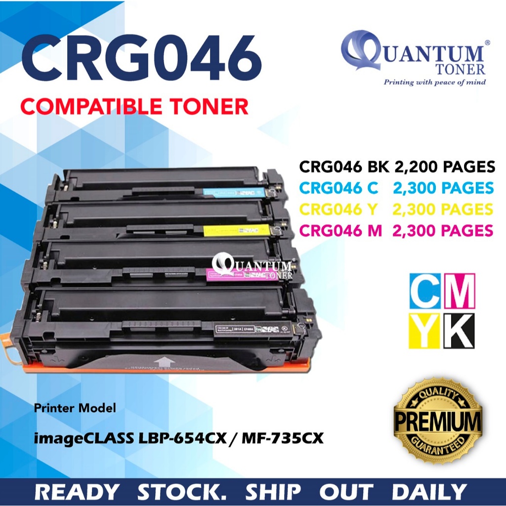 FULL SET Canon 046 CRG 046 Cart046 Cartridge 046H Compatible Toner ...
