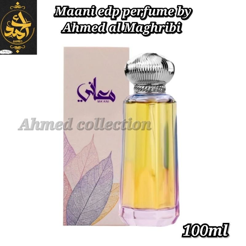 Maani edp perfume spray 100ml for men by Ahmed al Maghribi | Shopee Malaysia