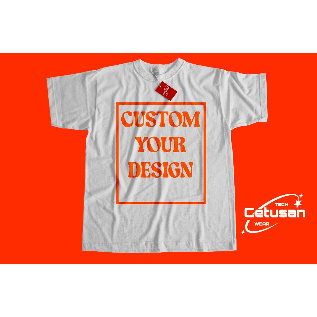 JOM PRINT BAJU Custom Print Jersey Quick Dry Cetak TSHIRT microfiber ...