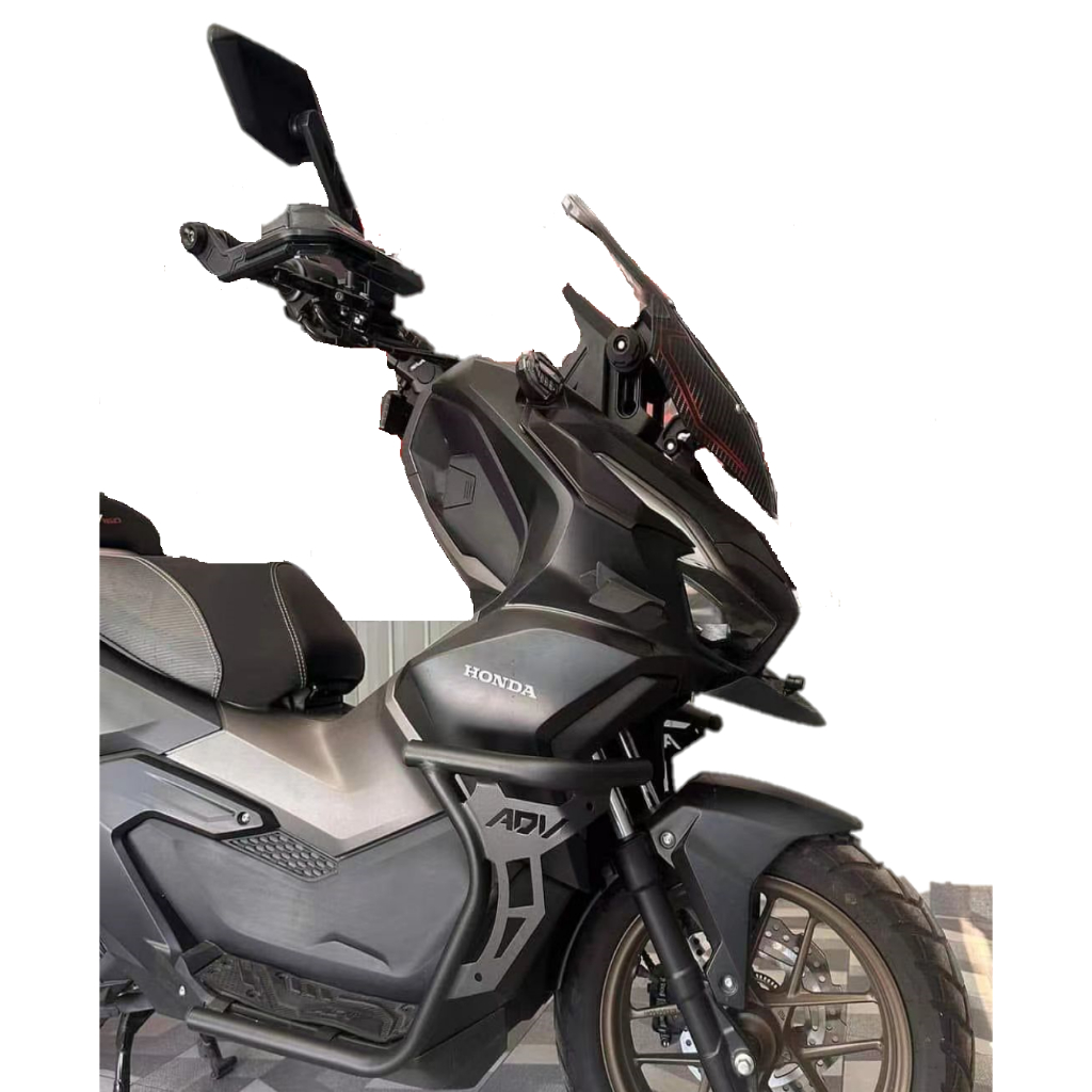 Honda ADV160 Adv 160 Design Crash Bar Frame Welding Black Steel Crash Bar Crash Guard Body ...