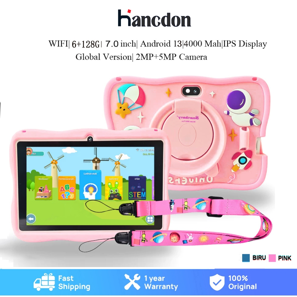 Hancdon Tablet For Kids Tablet For Kids Education 7 inch Tablet Budak ...