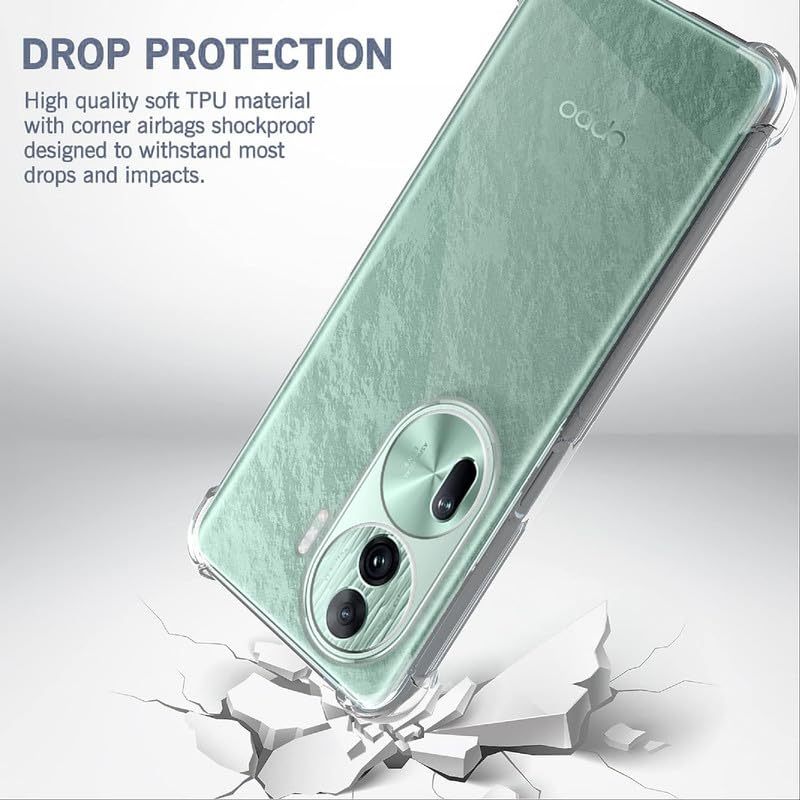 OPPO Reno 11 5G / Reno 11 PRO 5G ShockProof TPU Case Clear Casing Cover ...