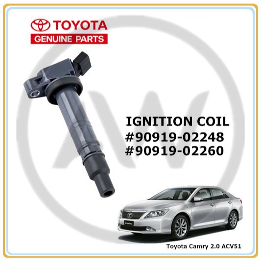 Original Toyota Camry 2.0 ACV51 2012-2018 Ignition Plug Coil | Shopee ...