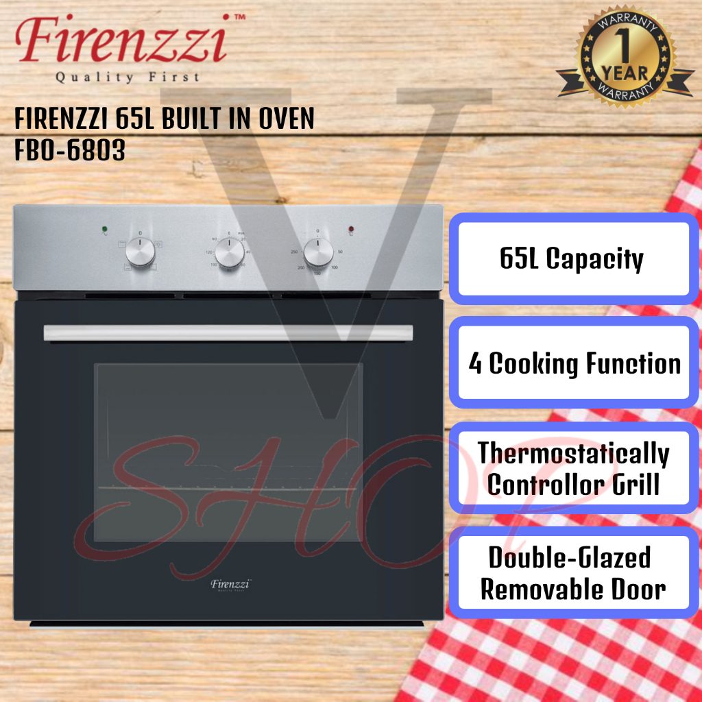 FIRENZZI 65L BUILT IN OVEN FBO-6803 || MORGAN 70L BUILT IN OVEN MBO ...