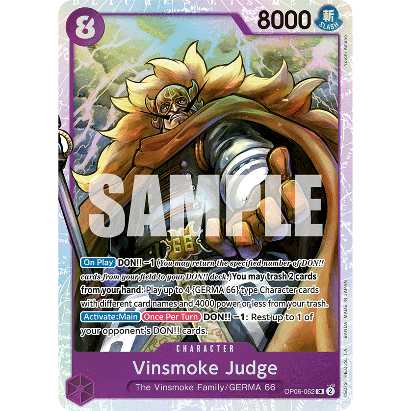 OP06-062 | SR | CHARACTER Vinsmoke Judge | Shopee Malaysia