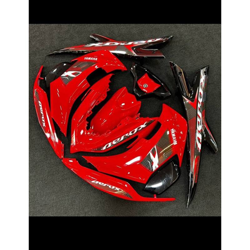 NVX V2 V1 COVERSET AEROX MERAH CILI INDO 2023 | Shopee Malaysia
