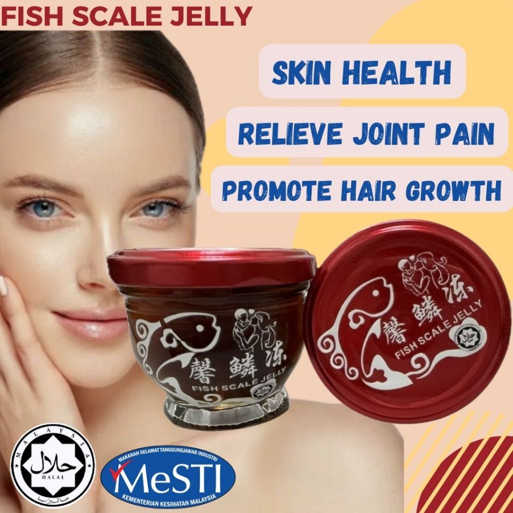 🔥24HR SHIP OUT🔥 FISH SCALE JELLY Collagen 100g Fresh Home Made Anti ...