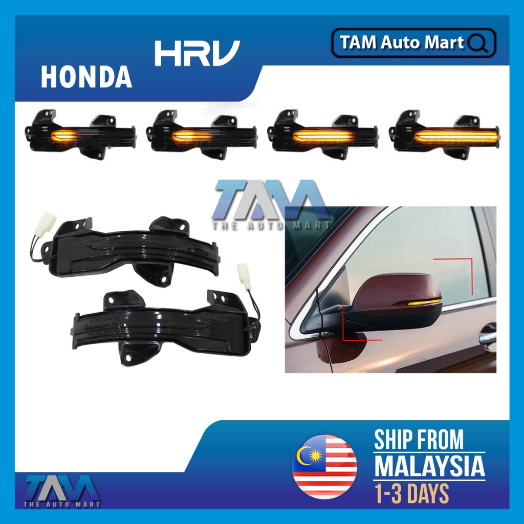 Honda HRV 2015 Dynamic LED Turn Signal Light Side Mirror Lamp Indicator ...