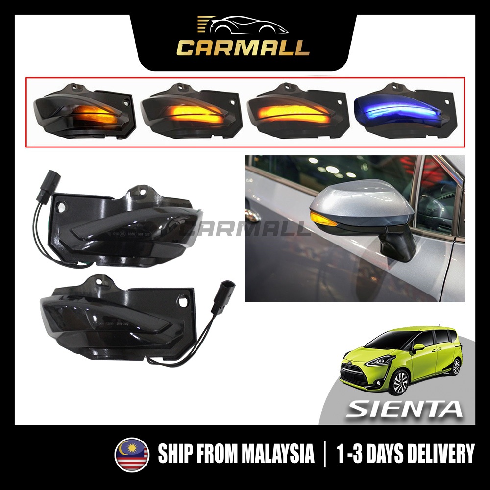 Toyota Sienta XP170 NHP170 XP210 Dynamic LED Turn Signal Light Side Mirror Lamp Indicator 2016 ...