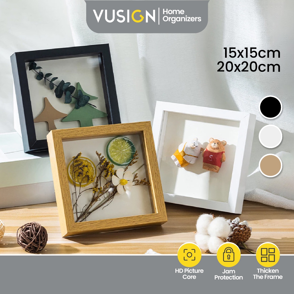 Vusign Frame Mas Kahwin Hollow Photo Frame 3D Frame Bingkai Foto DIY ...