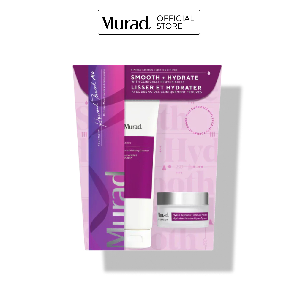 Murad Smooth + Hydrate with Clinically Proven Acids Set | Shopee Malaysia